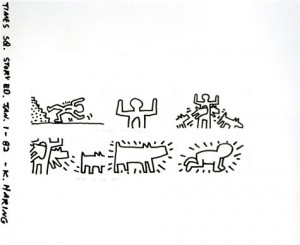 Times Square Story Board | Keith Haring